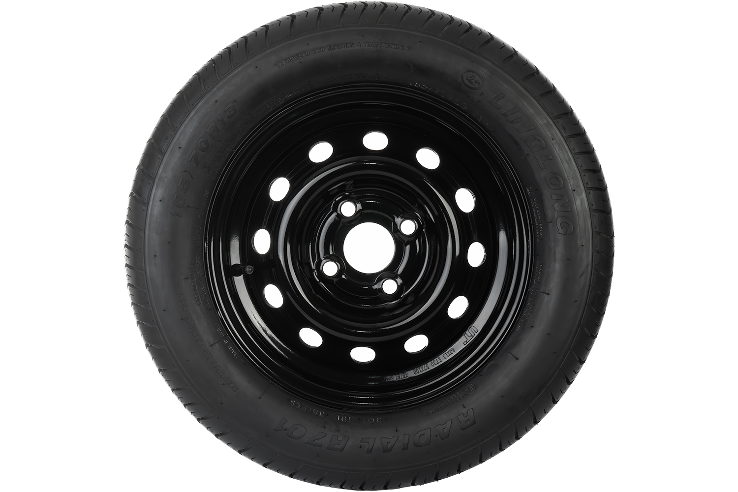 Haagise ratas REHV LINGLONG 165/70 R13 79N UNITRAILER RIM must 4Jx13"H2 ...